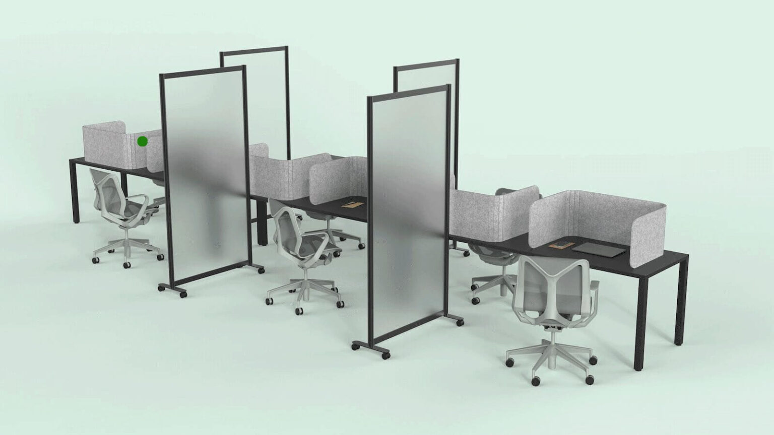 How To Use Acrylic Office Partition To Improve 80% Efficiency